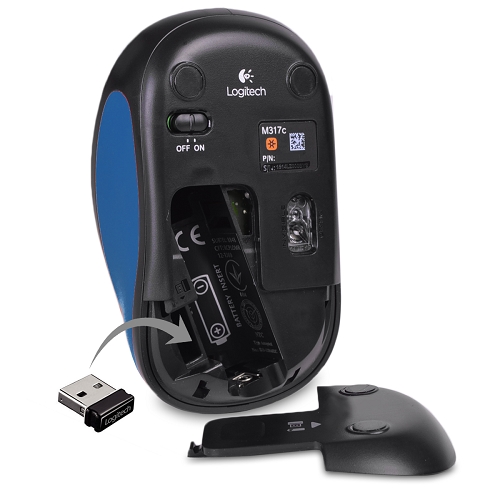Refurbished and Used Hardware | Logitech M317c 2.4GHz Wireless 3-Button ...
